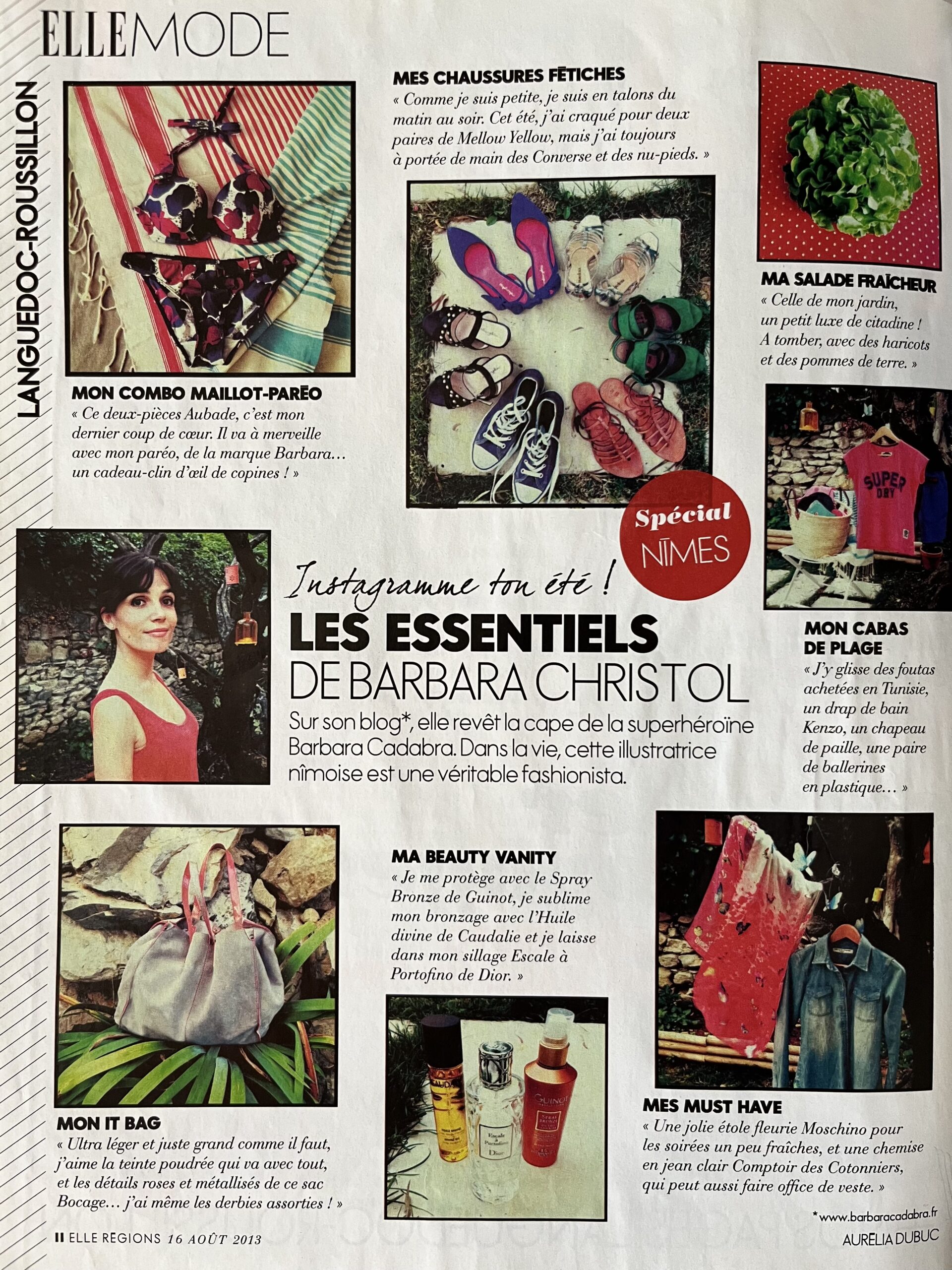 ELLE Magazine – Barbara Christol